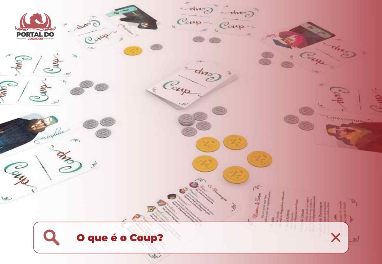 Conheça o Coup! Jogo de influência com manipulações, blefes e subornos