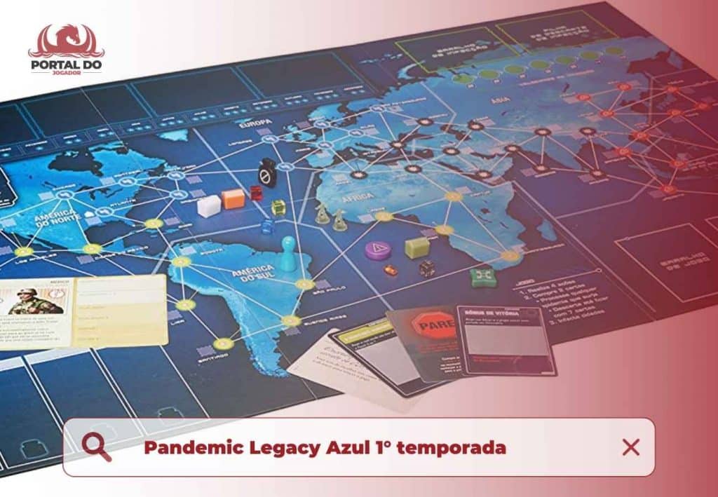 Confira o Pandemic Legacy Azul 1° temporada