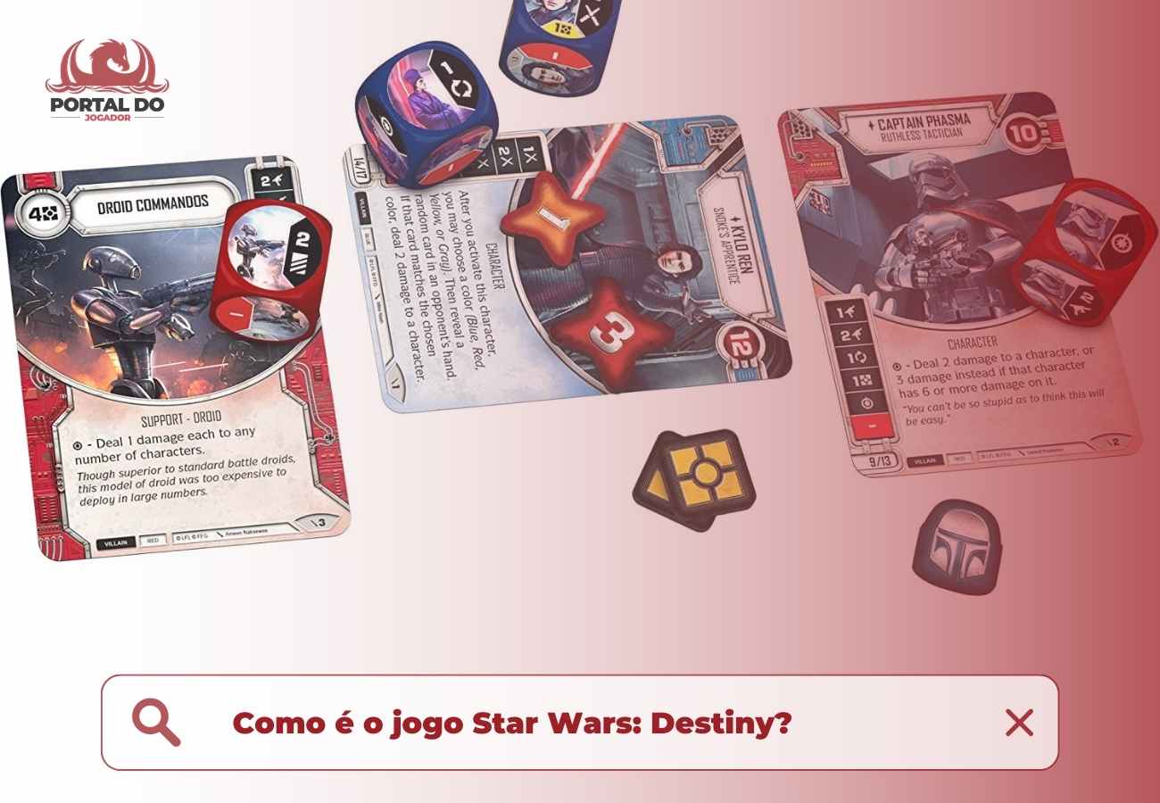 Como é o jogo Star Wars Destiny e seu funcionamento?