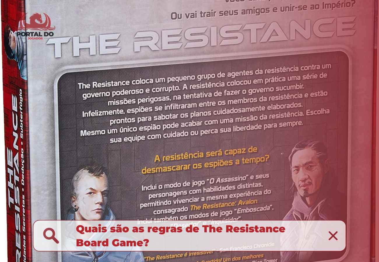 Qual é o objetivo de the resistance board game?